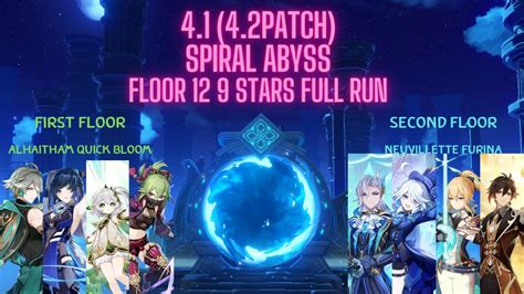 Alhaitham Quickbloom Neuvillette Furina Genshin Impact Spiral Abyss