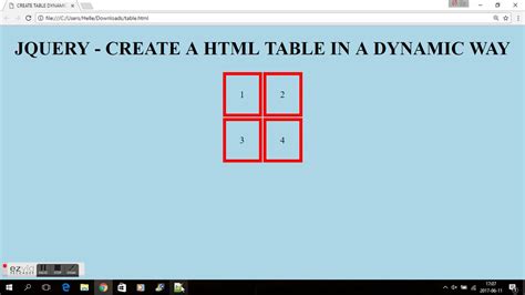 32 Dynamic Html Table Creation Using Javascript Modern Javascript Blog