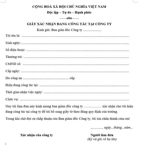Top 17 giấy xác nhận công tác để làm gì mới nhất năm 2022 Kiến Thức
