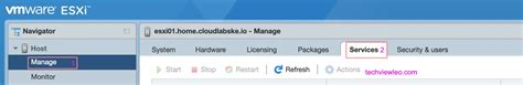 How To Enable Ssh Access On Vmware Esxi Esxi Techviewleo