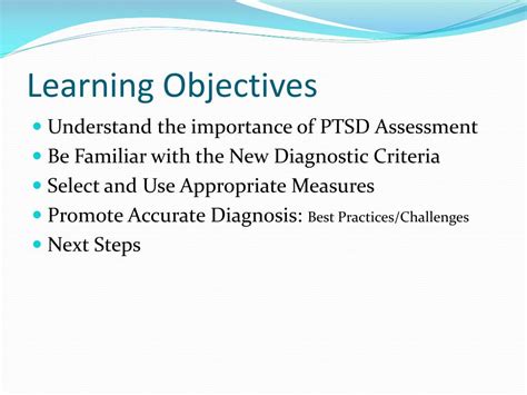 PPT Assessment And Diagnosis Of PTSD With The DSM V PowerPoint