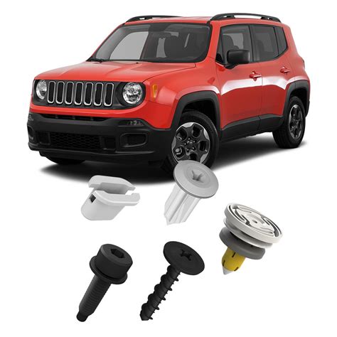 Kit Fixação Grampo Presilha Parafuso Forro da Porta Dianteira Renegade