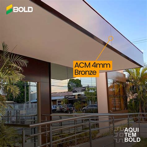 Fachada ACM Bronze Bold