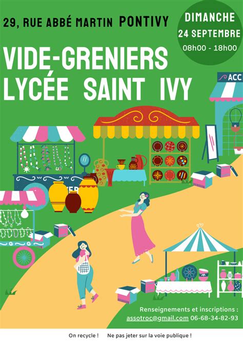 Vide Greniers De E Du Lyc E Pontivy Septembre