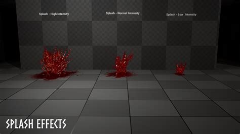 Leaked Game Assets Realistic Blood Vfx Niagara Blood Effects