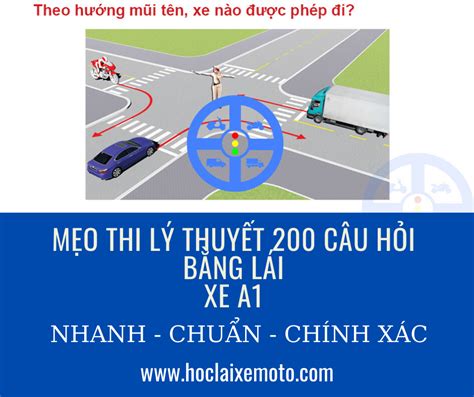 Thi Thử Bằng Lái Xe Máy A1 2022 8 Bộ Đề 200 Câu Hỏi Online