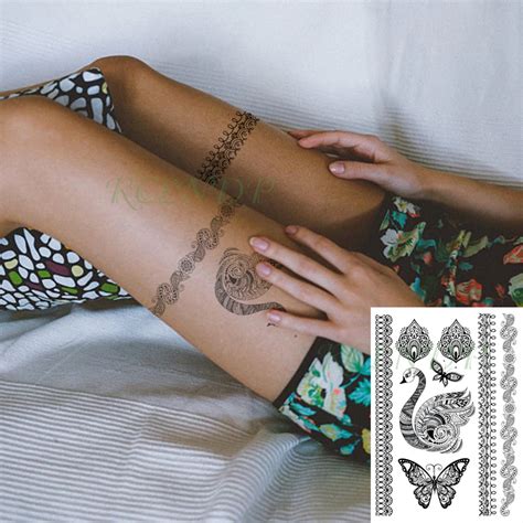 Tatuagem falsa temporária estilo de borboleta adesivo de tatuagem