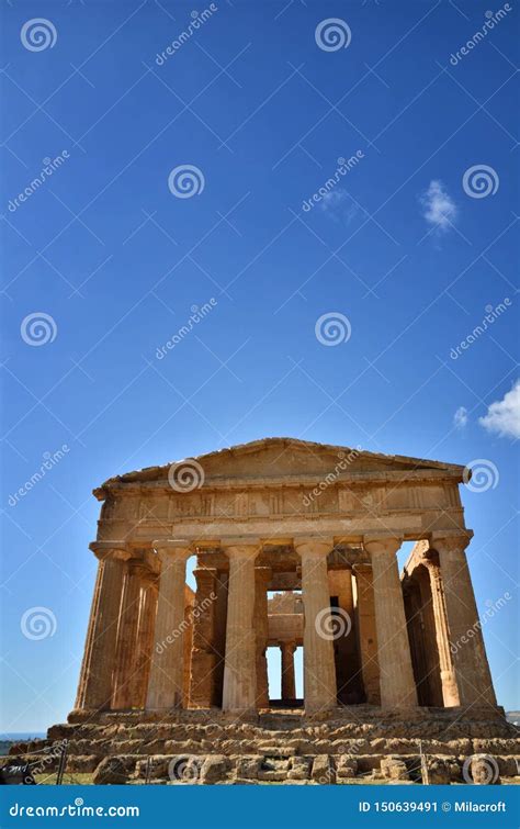 El Valle De Los Templos Es Un Sitio Arqueol Gico En Agrigento Sicilia