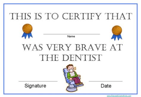 Printable Certificates For Dentists Printable Certificates Dentist