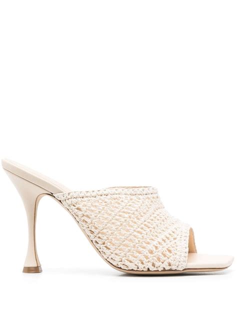 Magda Butrym 100mm Crochet Mules Editorialist