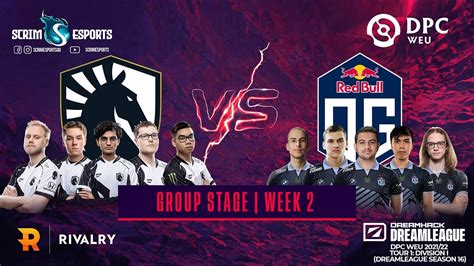 Team Liquid Vs OG DPC WEU 2021 22 Tour 1 Division I Group Stage