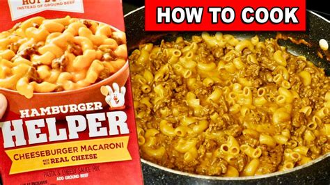Betty Crocker Cheeseburger Macaroni Hamburger Helper Recipe Bryont Blog