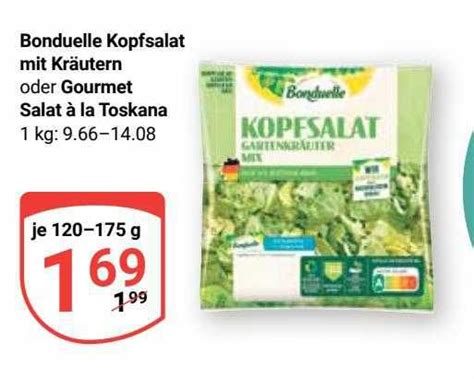 Bonduelle Kopfsalat Mit Kräutern Oder Gourmet Salat A La Toskana