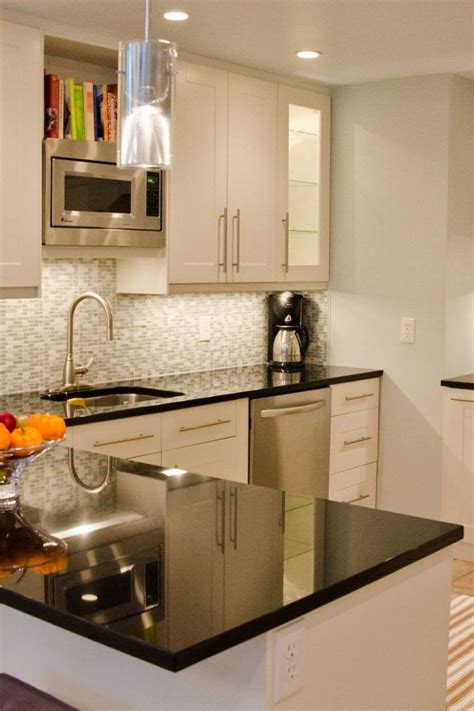 36 Enviable Black Granite Countertop White Cabinets Black Kitchen