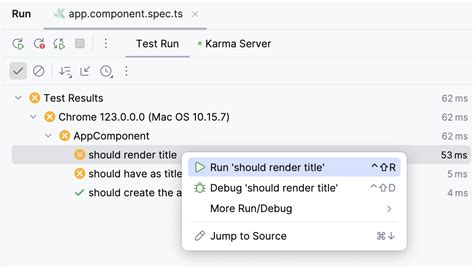 Run Tests Webstorm Documentation