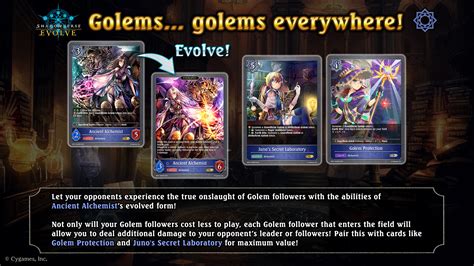Shadowverse Evolve On Twitter Golems Golems Everywhere Make The