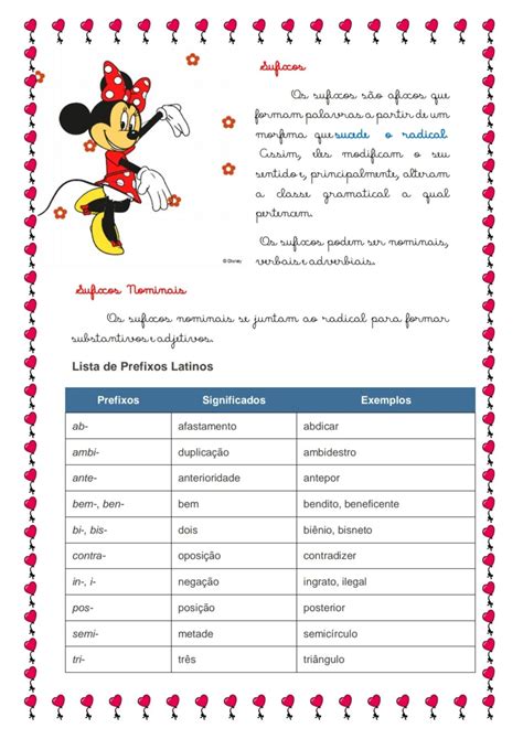 Atividades Prefixo E Sufixo 5 Ano SOLOLEARN