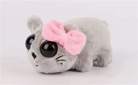 Amazon Leong Products Sad Hamster Meme Plush Toy With Pink Bow