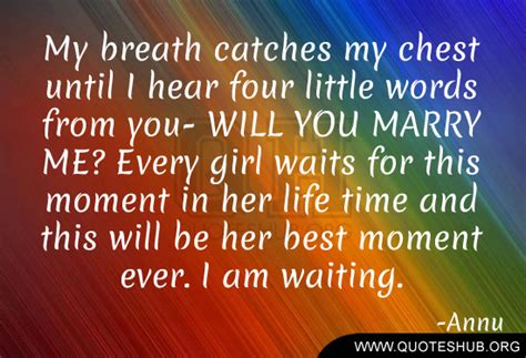 Will You Marry Me Quotes For Her Quotesgram
