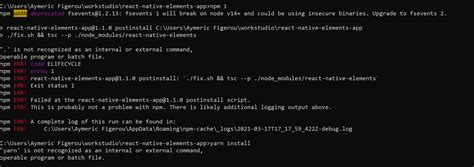 development contribution npm install is not working · issue 2872 · react native elements