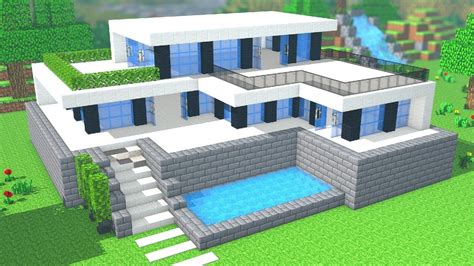 Minecraft Tuto Maison Ultra Moderne Facile Ventana Blog