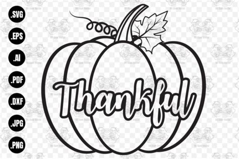 Visual Arts Layered Pumpkin Thankful Png Fall Cut File Pumpkin Clipart