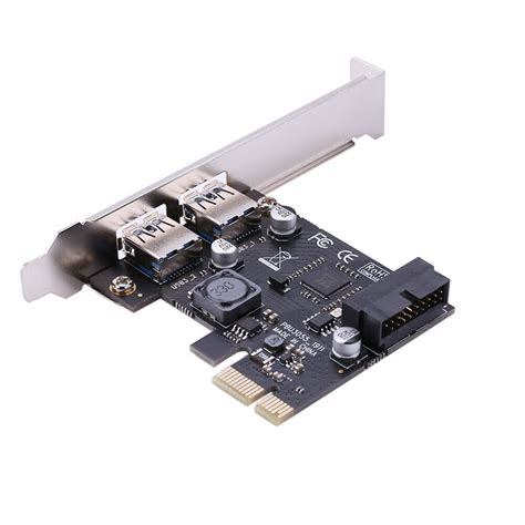 SSU 2 Port USB 3 0 PCI E X1 Expansion Card PCI Express Adapter For