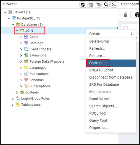 How To Backup And Restore PostgreSQL Databases Using PgAdmin