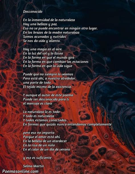 5 Poemas Sobre La Naturaleza Con Autor Poemas Online