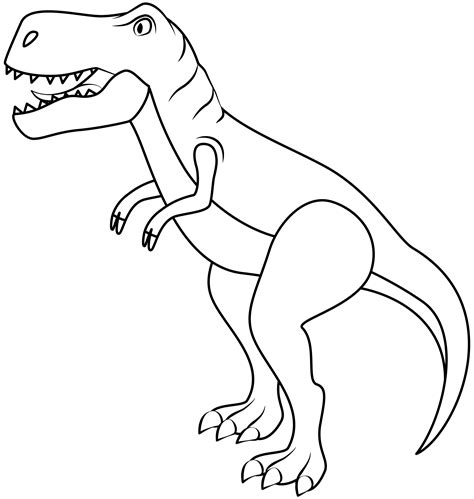T Rex Template Printable