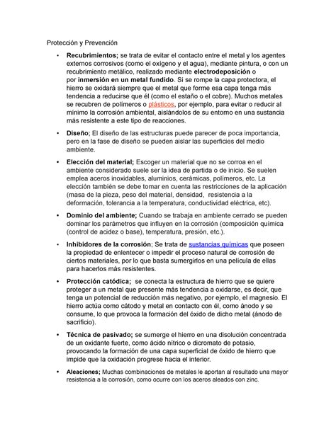 Protecci N Y Prevenci N Protecci N Y Prevenci N Recubrimientos Se