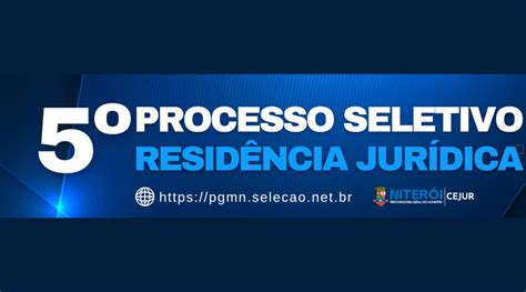 Processo Seletivo da Residência Jurídica da PGM Niterói 2024