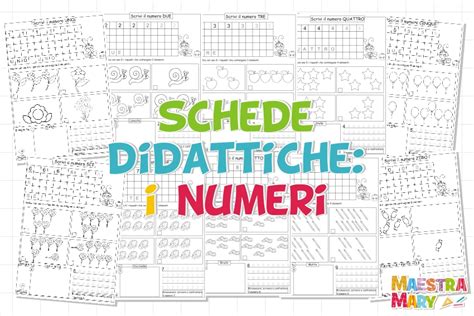 Schede Didattiche Di Matematica I Numeri Maestra Mary