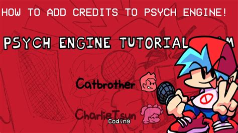 how to add credits to psych engine no coding psych engine no coding tutorial 6 youtube