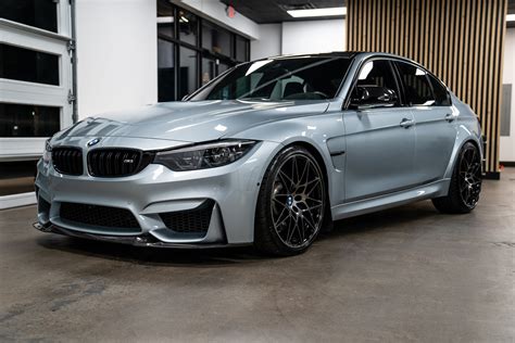 19k Mile 2018 BMW M3 Sedan Competition Package 6 Speed For Sale On BaT