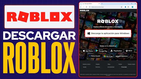 Cómo DESCARGAR ROBLOX en PC 2024 Paso a Paso YouTube