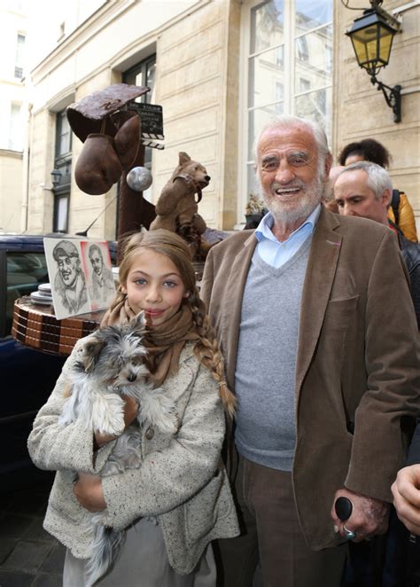 Photo Exclusif Prix spécial no web Jean Paul belmondo et sa fille