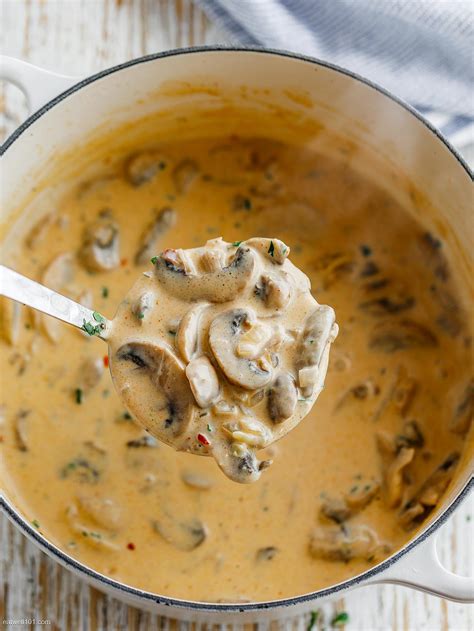 Creamy Mushroom Soup Recipe Cream Of Mushroom Soup Recipe Eatwell