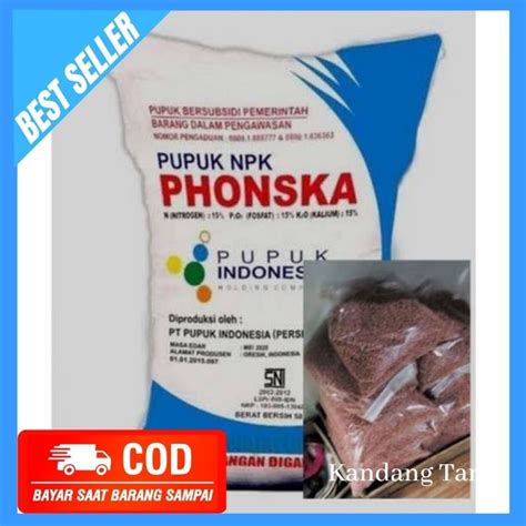 Jual PUPUK NPK PHONSKA MERAH 1 KG PUPUK PENYUBUR TANAMAN Shopee Indonesia
