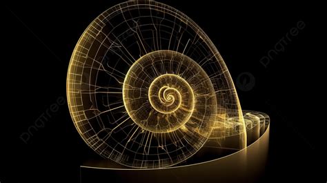 Fondo Archivo Ipx Simple De Una Espiral Dorada Fondo Ilustración 3d De