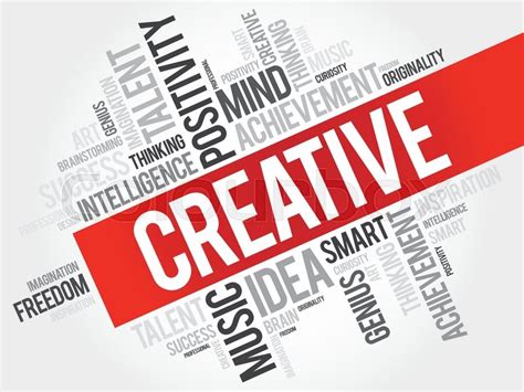 Creative Word Cloud Business Concept Stock Vector Colourbox