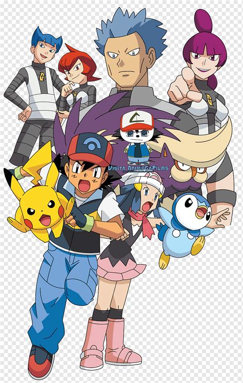 Pokémon Dawn Ash Ketchum Brock Pikachu Pokemon Game Video Game Fictional Character Png Pngwing