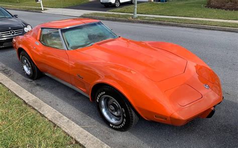 Orange Flame 1976 Chevrolet Corvette
