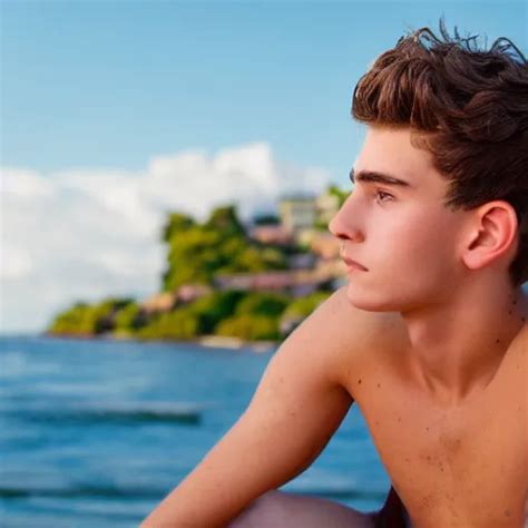 Portrait Of A Beautiful Teenage Boy Around 22 Yo Stable Diffusion