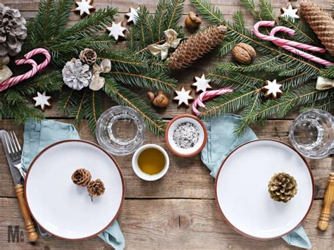 Idee N Om De Tafel Met Kerst Eenvoudig Te Dekken Inspire Maison