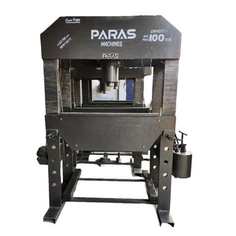 100 Ton Hand Operated Hydraulic Press At 135000 00 INR In Batala O P