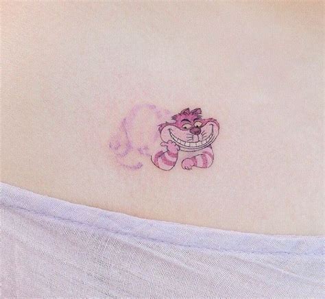 Cheshire Cat Tattoo Designs Simple Small Meaningful Ideas