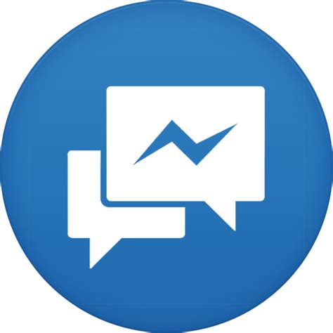 Icono Círculo Messenger PNG transparente StickPNG