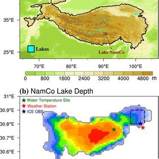A Spatial Distribution Of Land Topography And Lakes Lightblue
