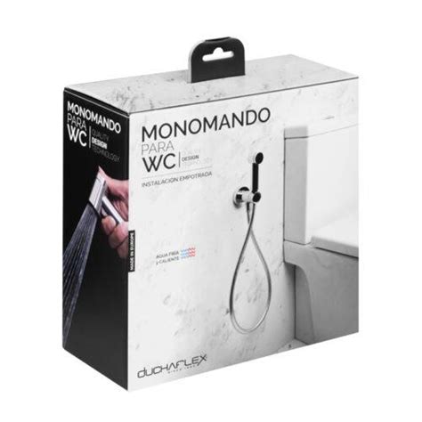 EXPOSITOR MONOMANDO WC CROMADO Baño Duchaflex